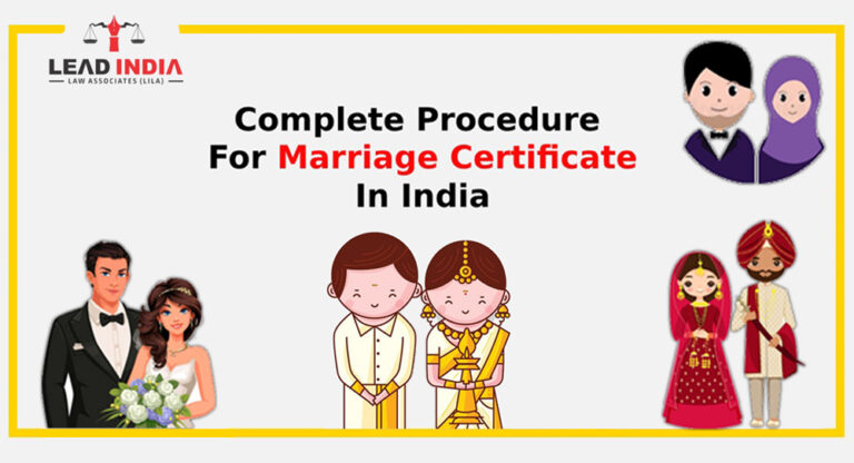 Procedure for Marriage Certificate - Lead India