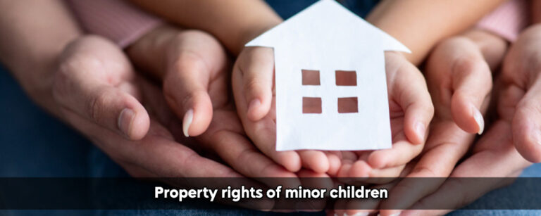 Property rights of minor children