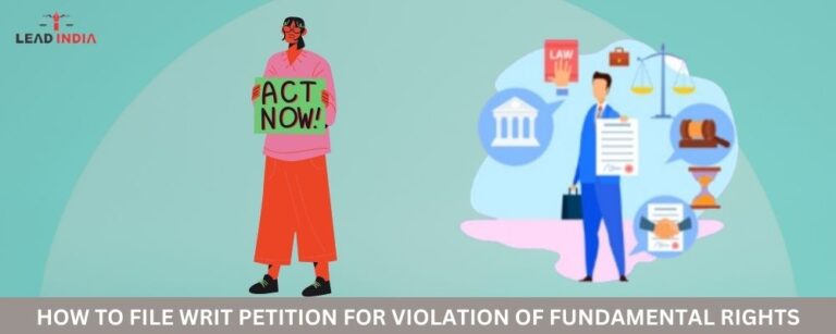 How To File Writ Petition For Violation Of Fundamental Rights